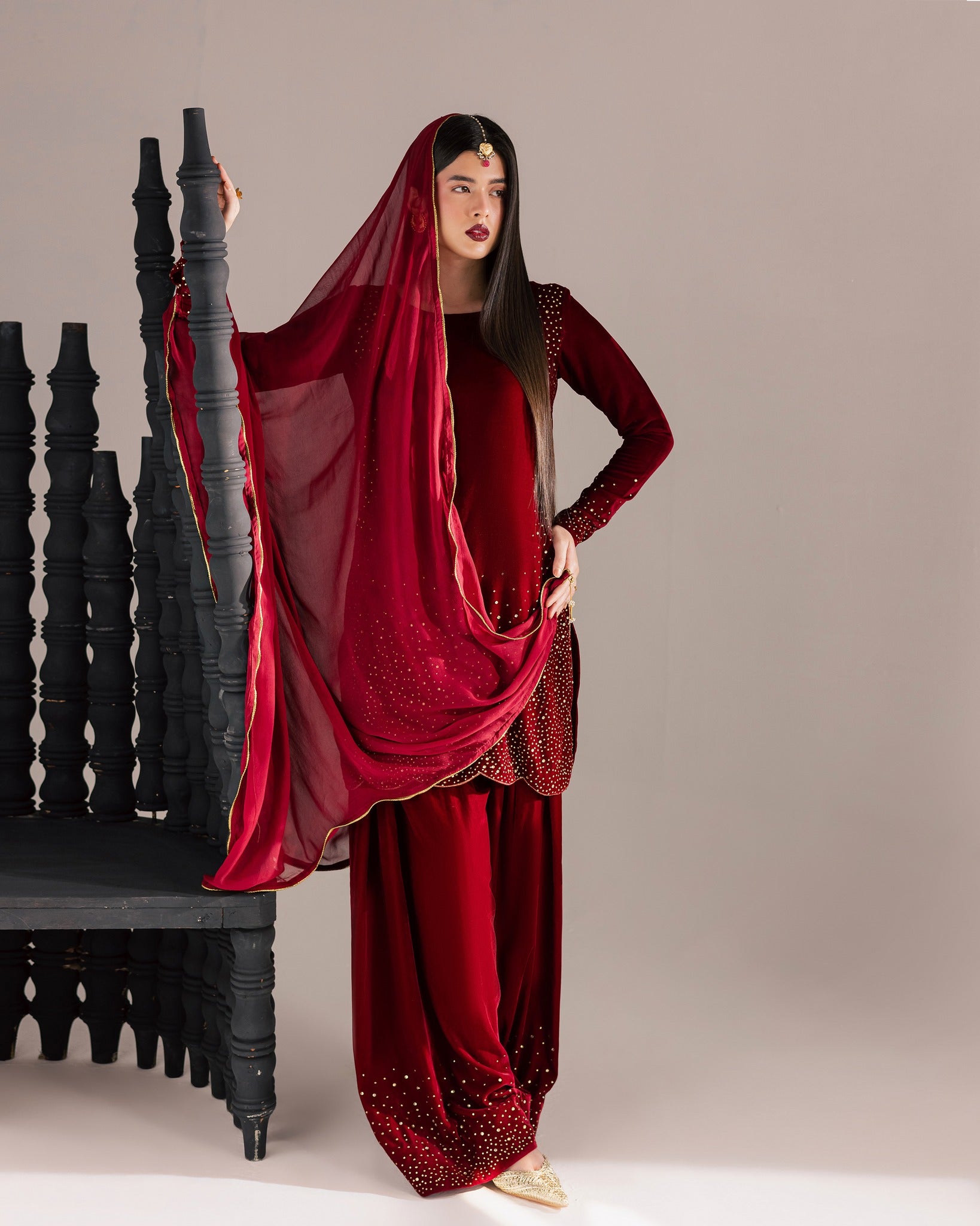 QF- RUBY VELVET STITCH – Qafla